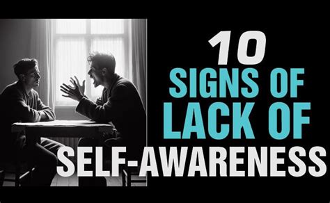 10 Signs You Lack Self Awareness The Ability To Recognize Thoughts Emotions And Behaviours