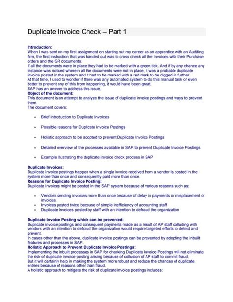 A Duplicate Invoice Is When A Business Sends More Than One Copy Of The