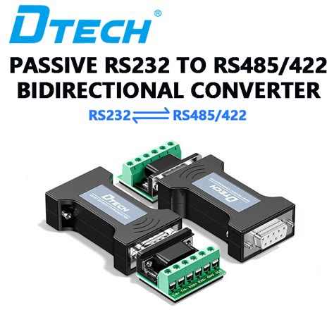 DTECH RS To RS RS Converter Lightning Protection Surge Industrial Passive