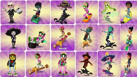 Subway Surfers Unlocking All Characters Of Subway Surfers Halloween