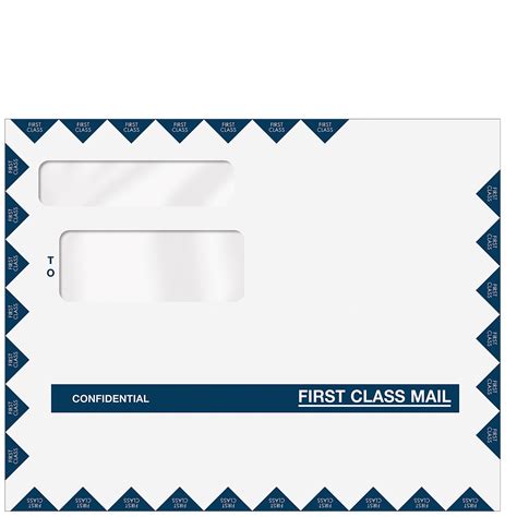 80015ps Offset Window First Class Mail Envelope Peel And Close