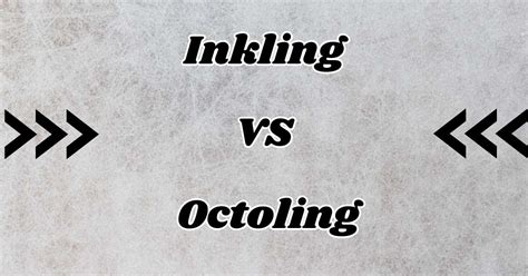 Inkling Vs Octoling Whats The Difference