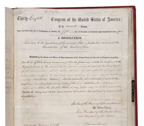 Thirteenth Amendment