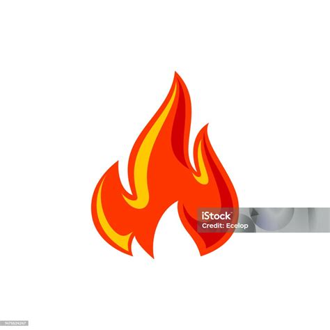 Api Api Untuk Logo Simbol Panas Menyala Tanda Merek Untuk Bisnis Anda