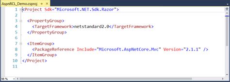 asp core 2 1 razor class libraries rcl
