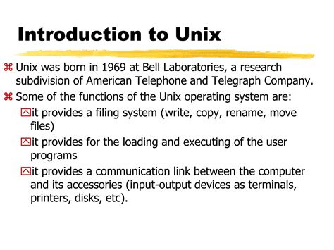 Unix Os And Commands Pptx