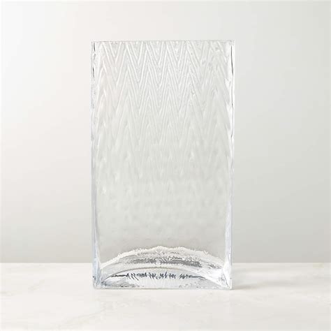 Amata Round Clear Glass Vase Cb2 Canada