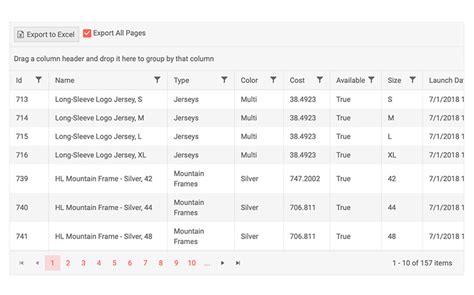 Blazor Data Grid Component Telerik Ui For Blazor
