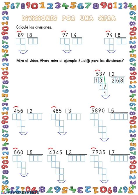 Fichas De Divisiones Para Primaria Profe Recursos Porn Sex Picture