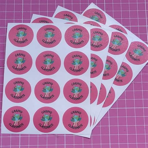 Adesivos Para Professores Caring Classmate Elo7