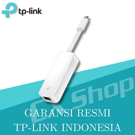 Jual TP LINK UE300C USB Type C To RJ45 Gigabit Ethernet Network Adapter Shopee Indonesia