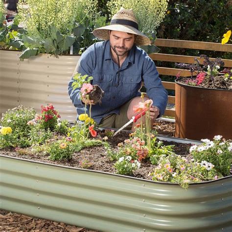 Metal Planting Bed Vegetable Planting Box Bottomless Flower Box Seedbed
