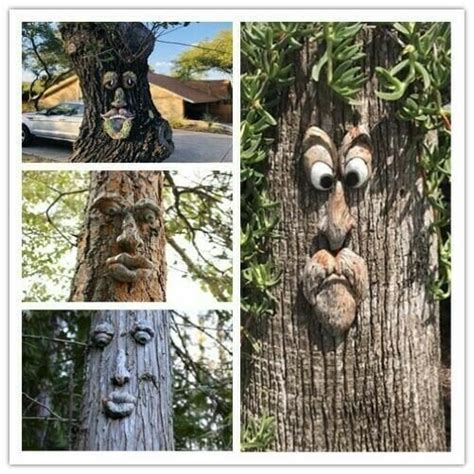 Tree Face Decor Outdoor