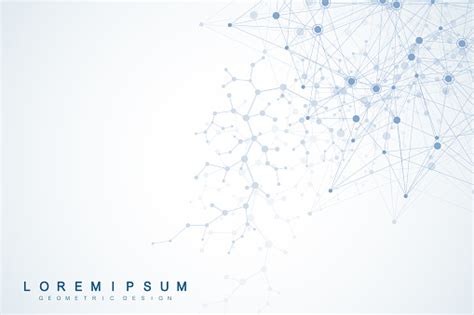 과학적인 분자 의학 과학 기술 화학에 대 한 배경 벽지 또는 Dna 분자와 배너입니다 벡터 기하학적 동적 일러스트 레이 션 Dna에 대한 스톡 벡터 아트 및 기타 이미지