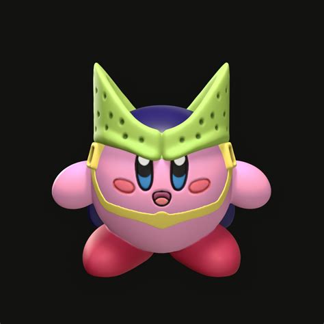 Fichier 3d Gratuit Kirby Cell Dragon Ball 🐉・design Pour Imprimante 3d