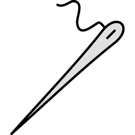 Needle Generic Thin Outline Color Icon