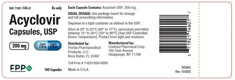 Acyclovir Capsules Package Insert Prescribing Information