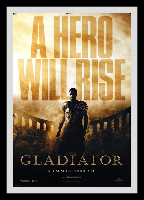 Gladiator Movie Posters Gladiator Movie 1 Art Print By Ontoseno Fy