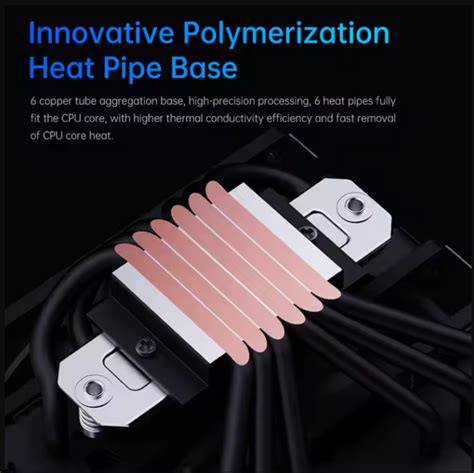 SNOWMAN MT660 6 Heatpipe Dual Tower CPU Cooler Black Stealth No Lighting AMD House PC