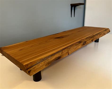 Telephone Pole Wood Monitor Riser Etsy