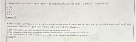 solved as the sample size is increased from n 18 to n 28
