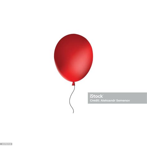 섬광 및 밧줄 흰색 배경에 고립 된 빨간 공 벡터 일러스트 레이 션 3차원 형태에 대한 스톡 벡터 아트 및 기타 이미지 3차원 형태 공휴일 낮 Istock