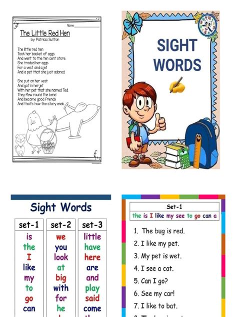 Reading Sight Words Pdf