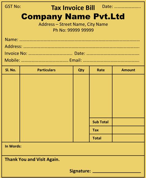 PowerPoint Bill Book Design Template PowerUP With POWERPOINT