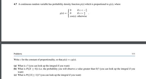 47 A Continuous Random Variable Has StudyX