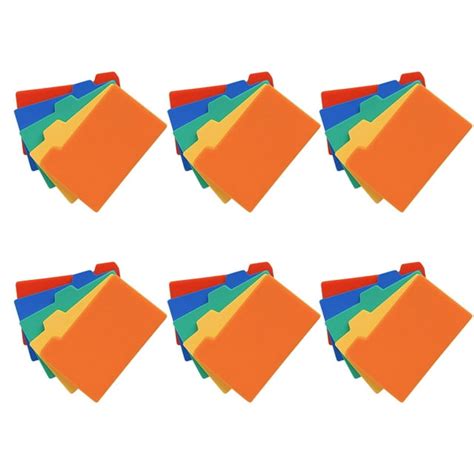 50 Sheets Plastic Notebook Dividers Convenient Index Dividers