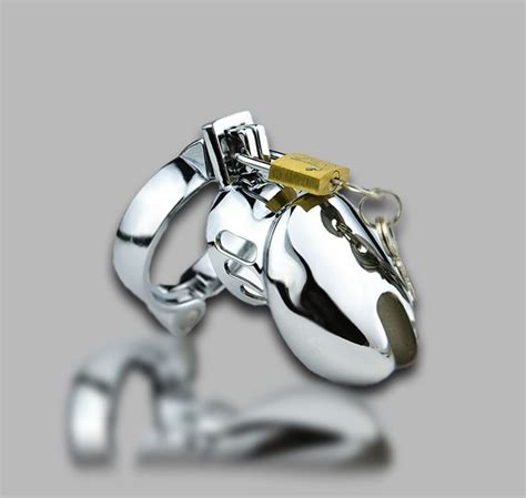 Stainless Steel Cock Ring With Cock Cage Delay Ejaculation Dick