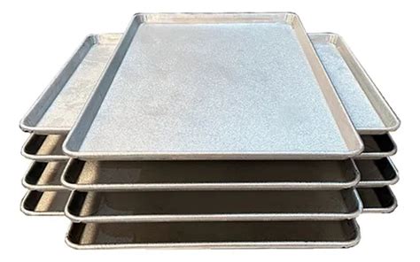 Charola Para Hornear Pan Postres Galletas 15 Charolas Plateado