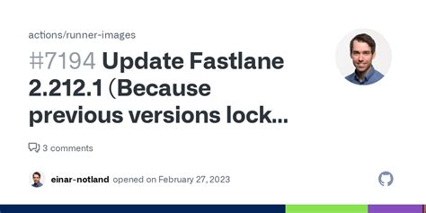 Update Fastlane 22121 Because Previous Versions Locks Apple Account