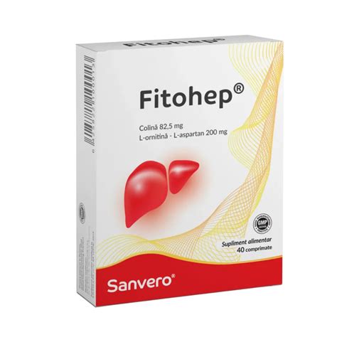 Fitohep Sanvero 40 Comprimate