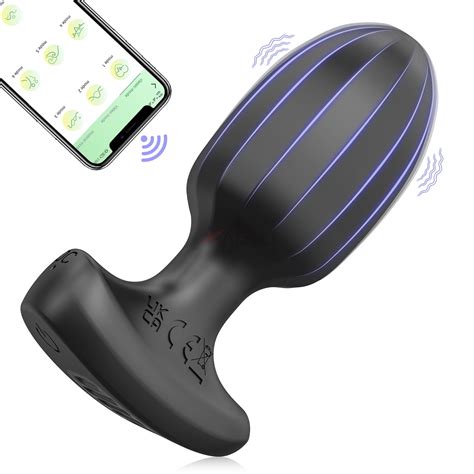Xbonp Vibrator Butt Plug With App Control Sex Toys For Men Women