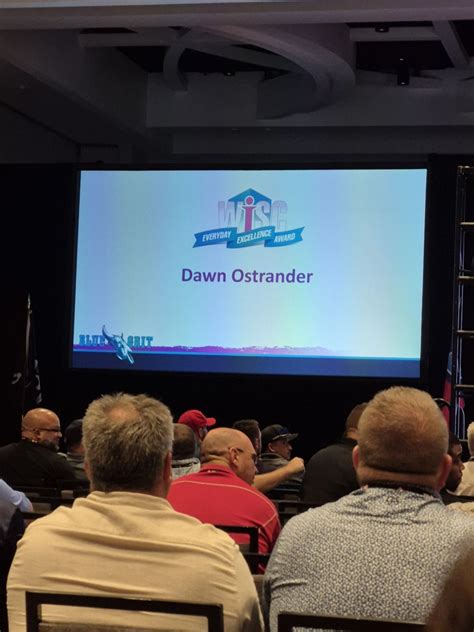 Congratulations To Dawn Ostrander For Winning Act Of Urgency Award