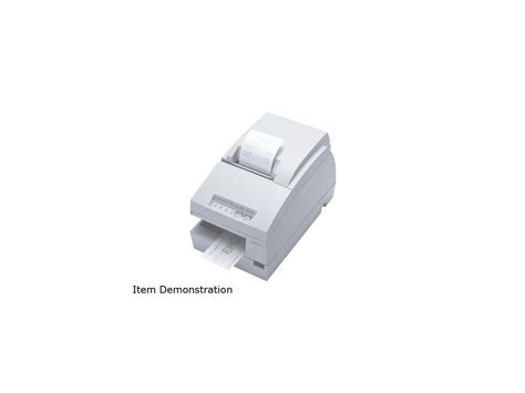 Epson Tm U675 Multifunction Impact Printer Without Micr Auto Cutter Cool White C31c283012