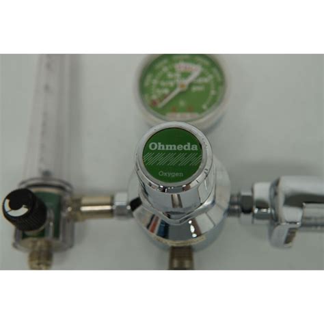 Used Ohmeda Medical O2 Regulator O2 Regulator Flow Meter Yoke