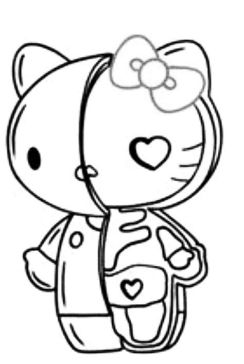 Ghetto Hello Kitty Coloring Pages