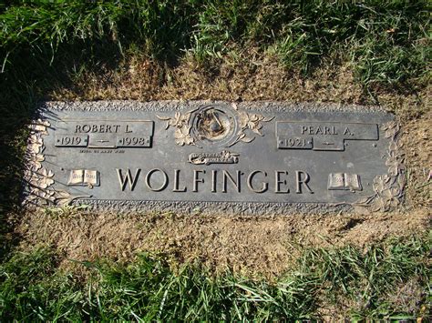 Robert L Wolfinger 1919 1998 Find A Grave Memorial