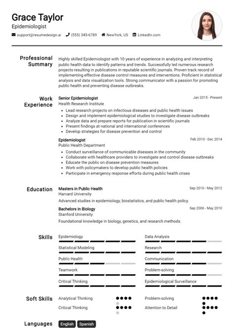17 Biostatistician Resume Examples And Templates For 2025 Resumedesign Ai