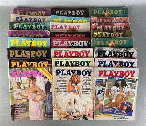 Group Of 20 1960s 1970s Playboy Magazines Matthew Bullock Auctioneers