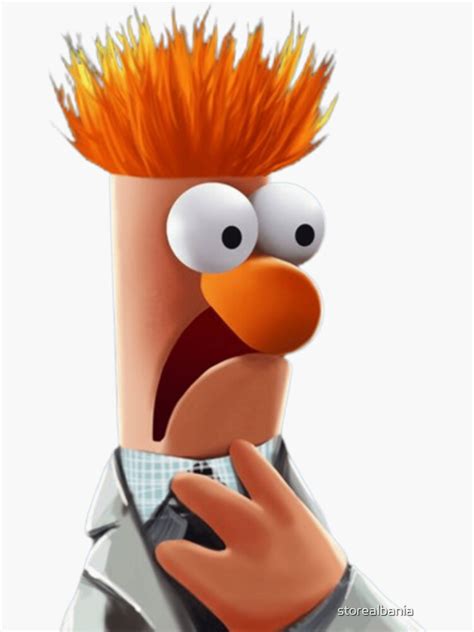 Beaker Sticker For Sale By Storealbania Redbubble