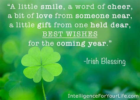 New Year Wishes Quotes With Irish Blessing