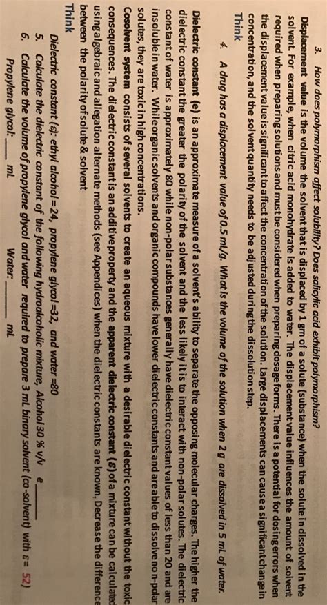 3 How Does Polymorphism Affect Solubility Does