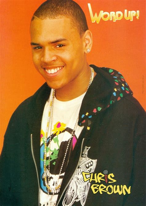 Lovehealth Chris Brown 11 X 8 Magazine Pinup Clipping Mini Poster 2006 13