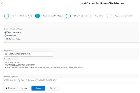no data found error when publishing a custom field ifs community