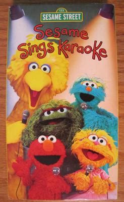 Sesame Street Sesame Sings Karaoke Vhs Video 74645572734 Ebay