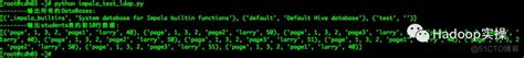 Python2使用impyla访问集成openldap并启用sentry的impala服务hadoop实操的技术博客51cto博客