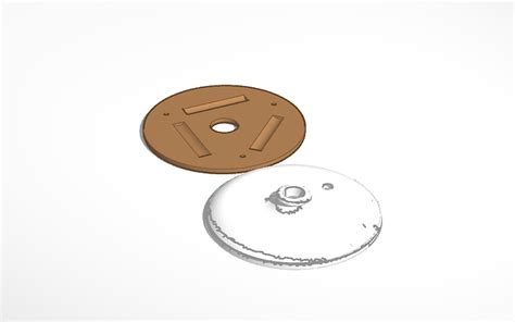 3d Design Pixar Lamp Base On Batteries Tinkercad